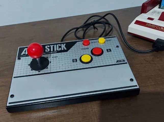 Controle Arcade Ascii original para Nintendo Famicom Famicom Av e Twin ...