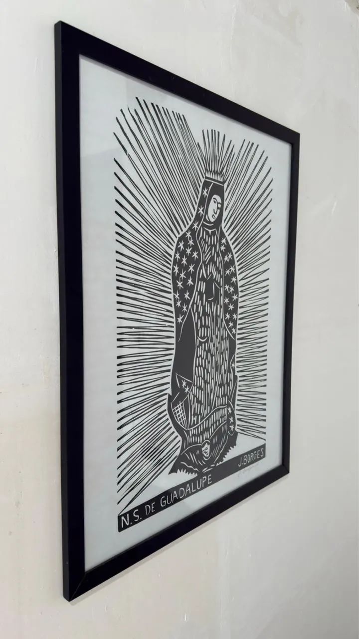 Xilogravura Original Assinada J Borges Nossa Senhora 2006