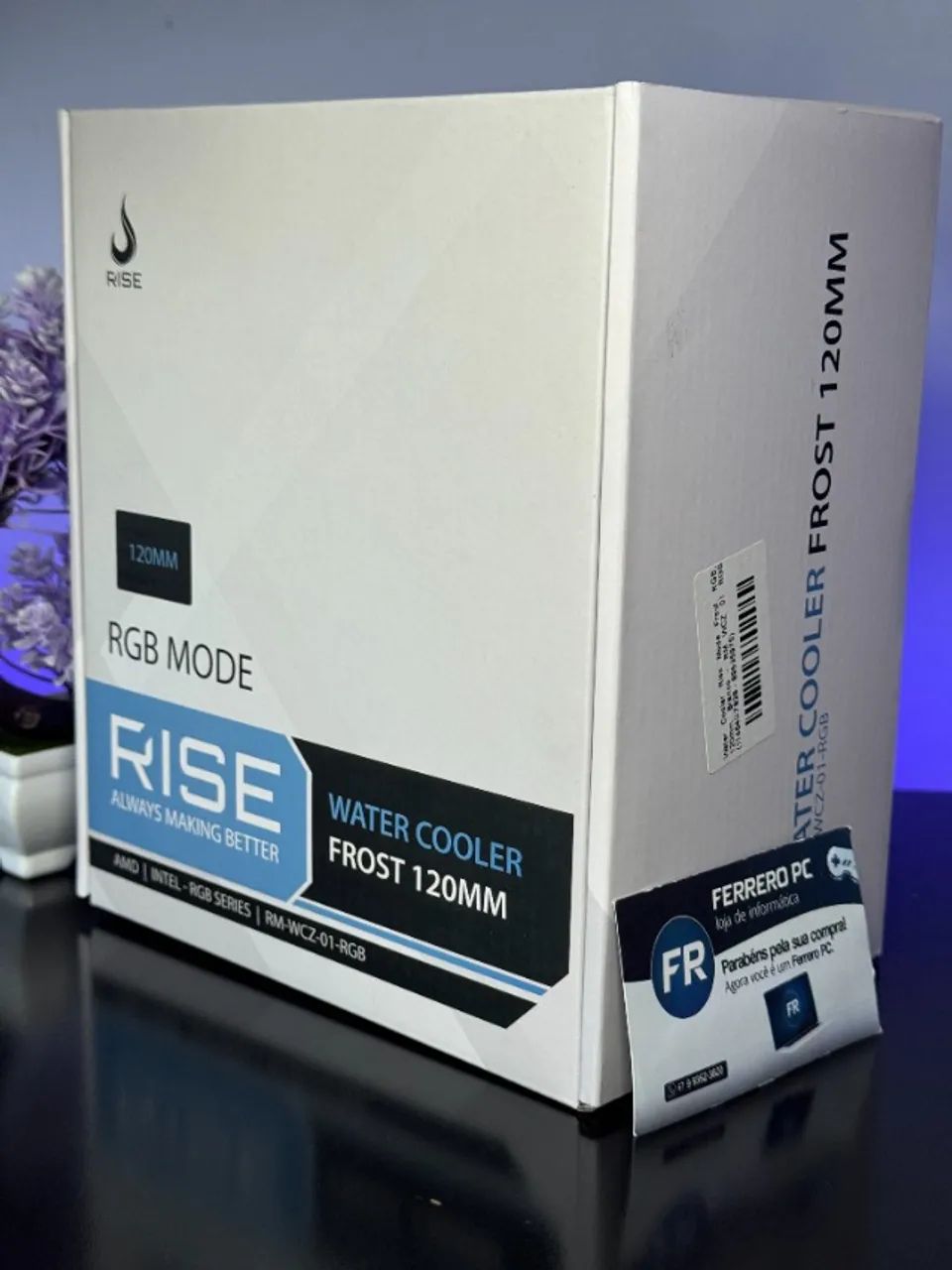 Water Cooler Rise Mode Frost, RGB, 120mm, AMD/Intel, Branco - Peças de ...