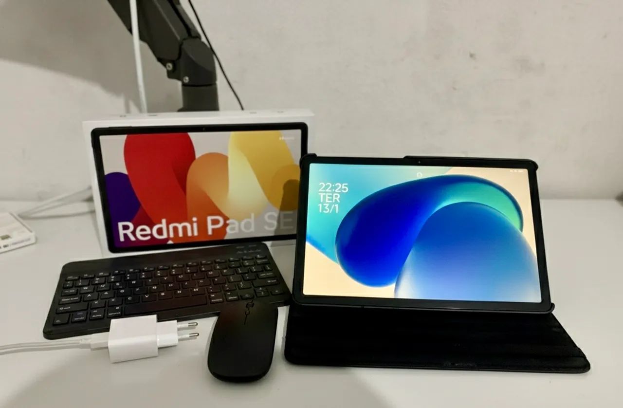 Kit Completo Redmi Pad SE 256 gb + Teclado e Mouse (Na Caixa ...