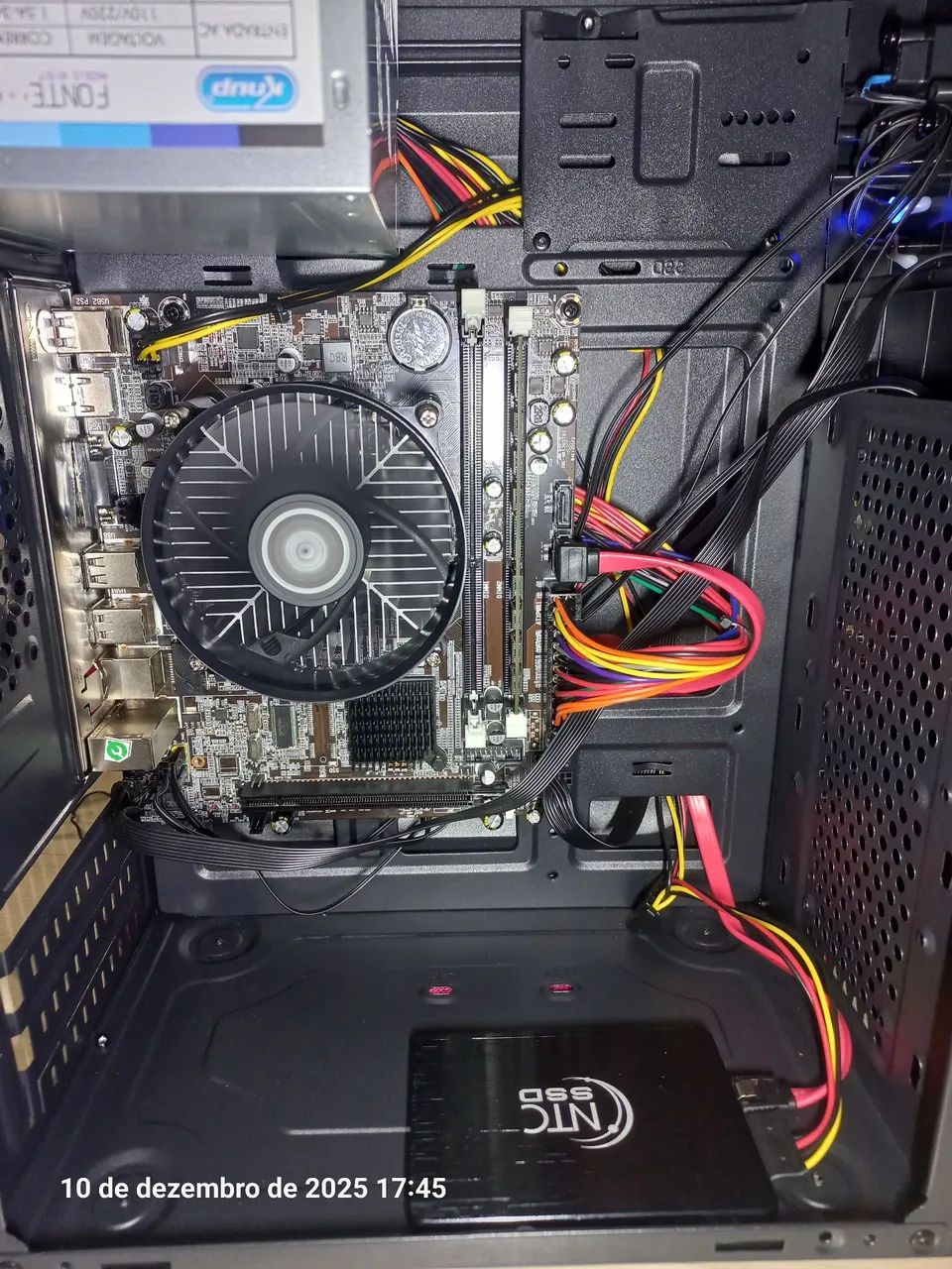 Cpu cord i5-650 3.2 ghz 8gb ssd 128gb Windows 11 pacote office 2016 ...