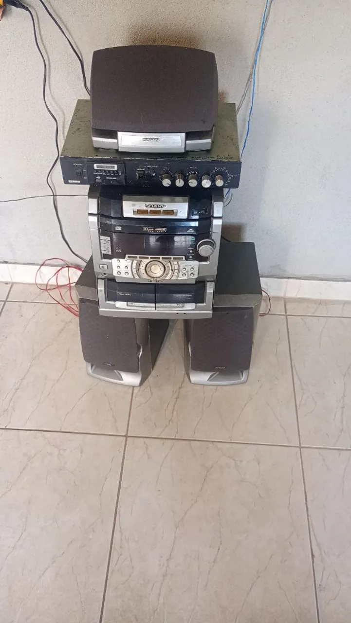 "mini system sharp" - Aparelhos de Som no Brasil