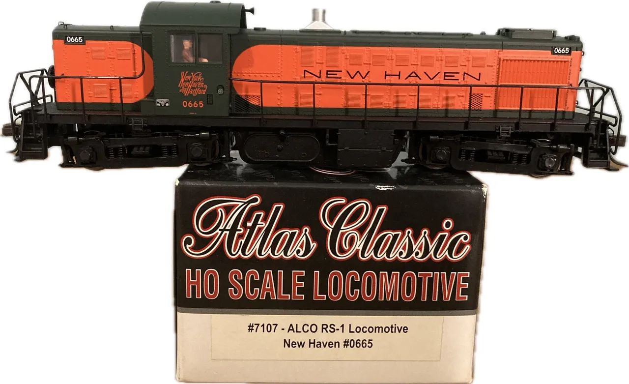 Locomotiva RS-1 Atlas Classic HO Scale Alco RS-1 New Haven - Hobbies e ...
