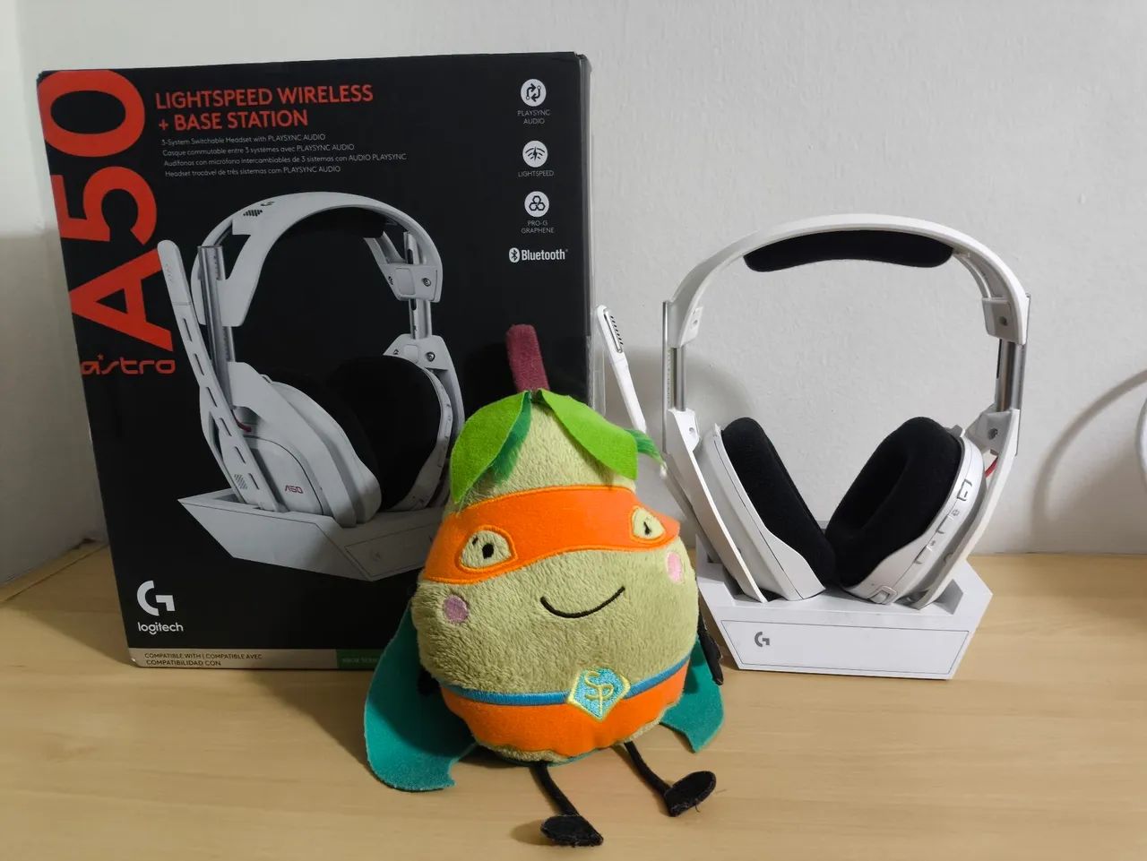 Headset Gamer High-End Logitech Astro A50 Gen 5 Branco - Fones de ...