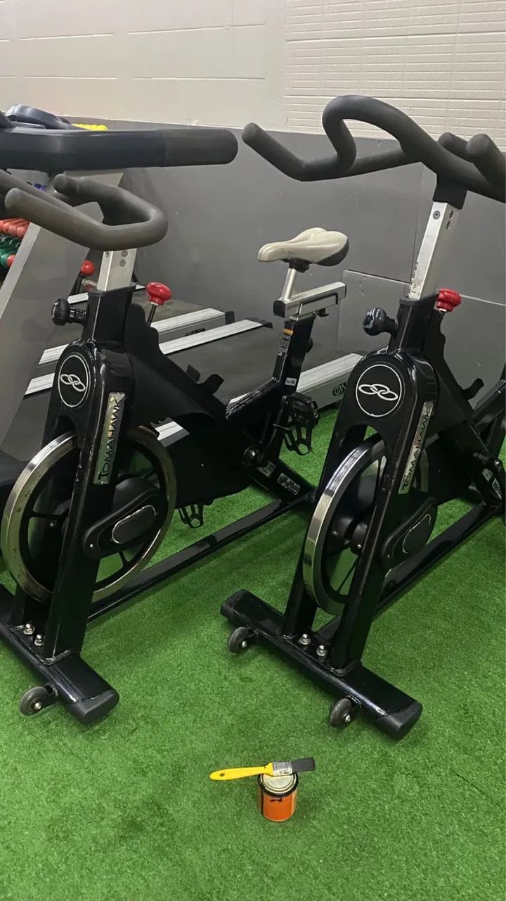 Bike spinning profissional Olimpikus Tomahawk - Academia e Exercícios ...