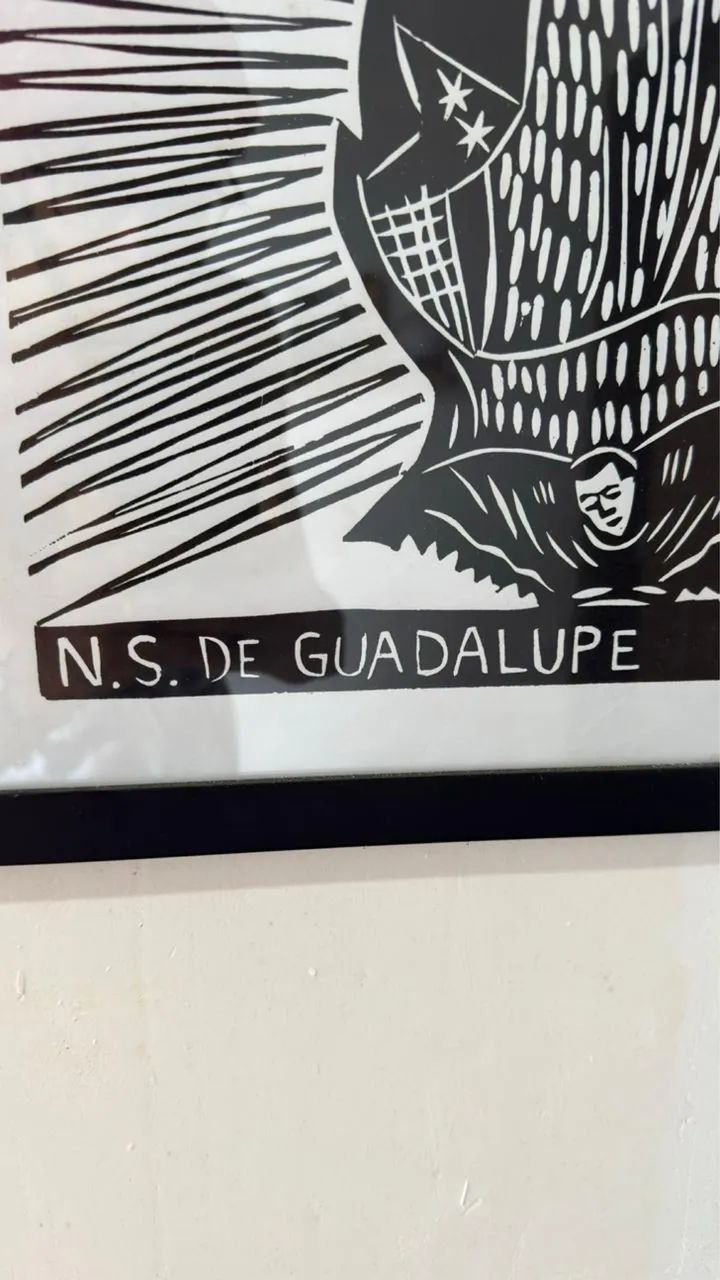 Xilogravura Original Assinada J Borges Nossa Senhora 2006