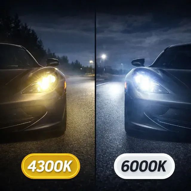 Par Lâmpadas LED H4 K7C Plus Platinum 150W - 4300K Branco Original ...