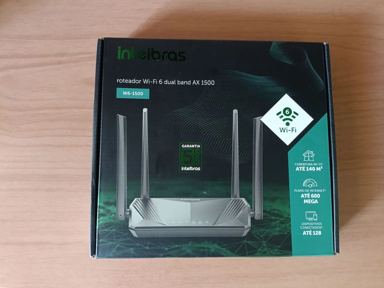 ROTEADOR INTELBRAS WI-FI 6 AX1500 - ALTA VELOCIDADE E ESTABILIDADE, 100 ...