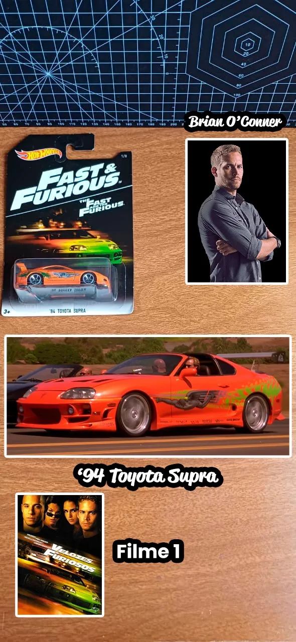 Pack Hot Wheels - Velozes e Furiosos - 4 Unidades - Ford, Supra ...