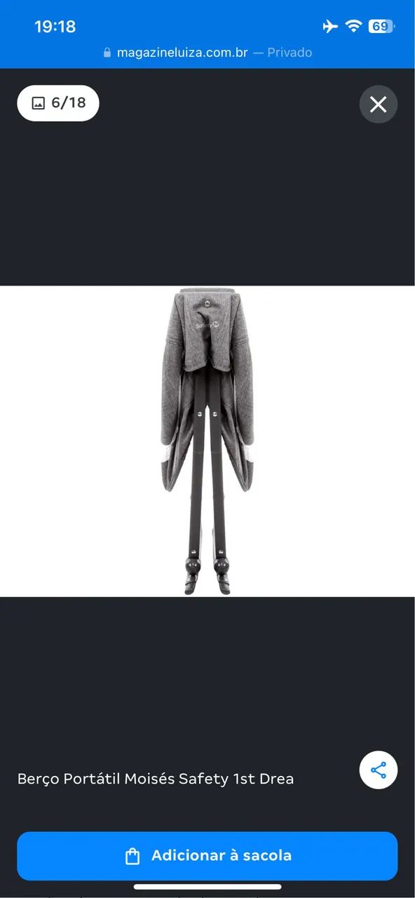 Berço portátil Moisés Safety - Camas e Colchões - Glória, Rio de ...