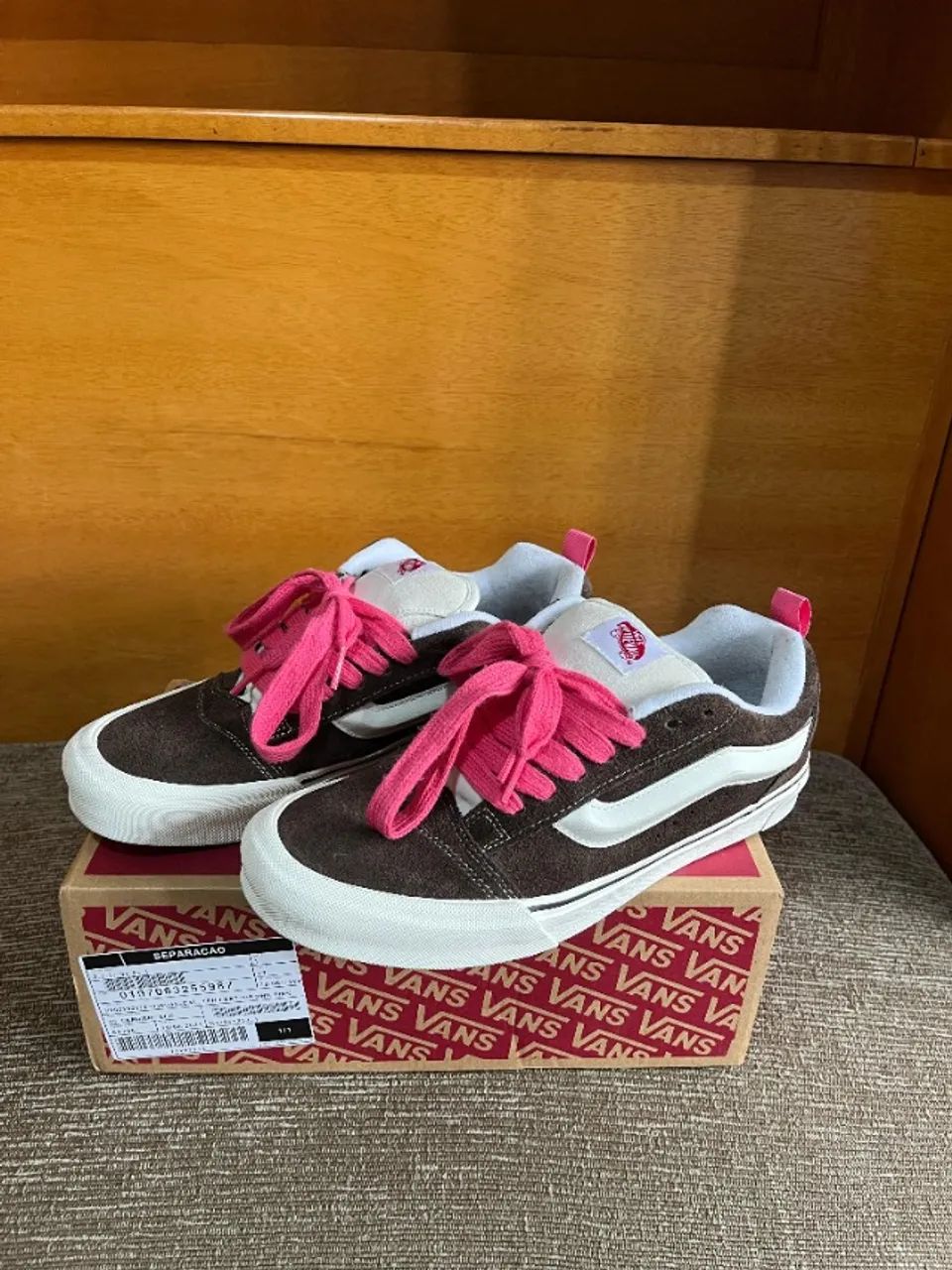 vans knu skool marrom e rosa - Calçados - Bangu, Rio de Janeiro ...