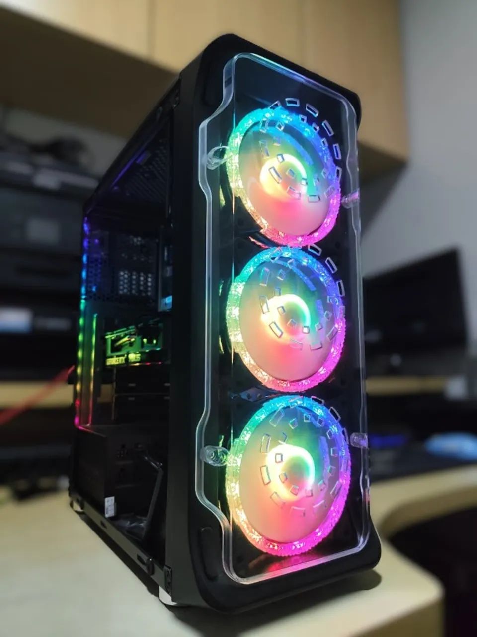 Pc Gamer i5 11° Ger. RTX 5060ti 16gb ram RGB. SSD 512GB - Computadores ...