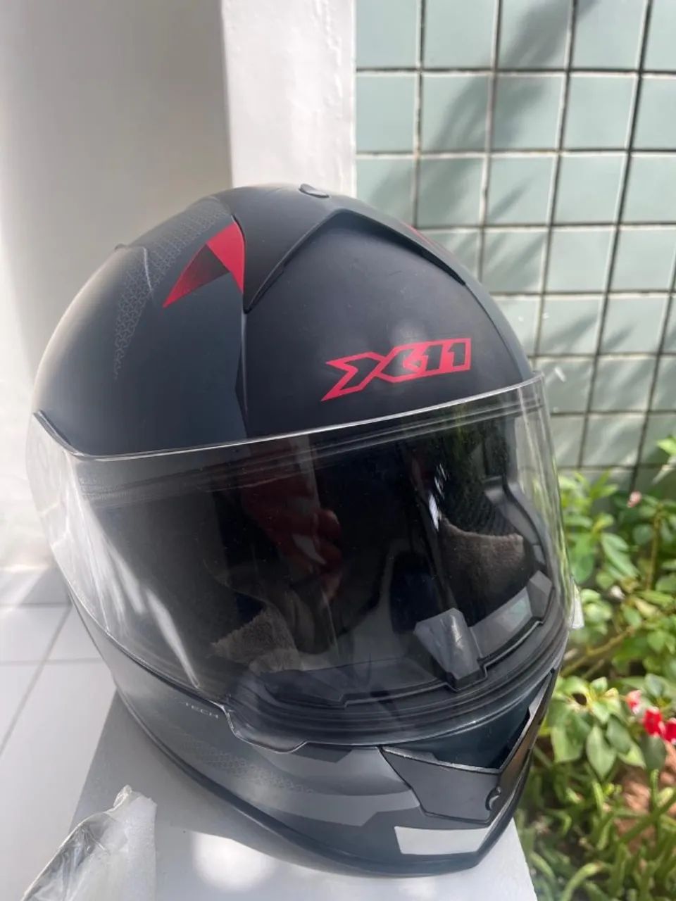 Capacete X11 Revo Vision SV Cinza Fosco - Ótimo Estado | R$ 450 - Peças ...