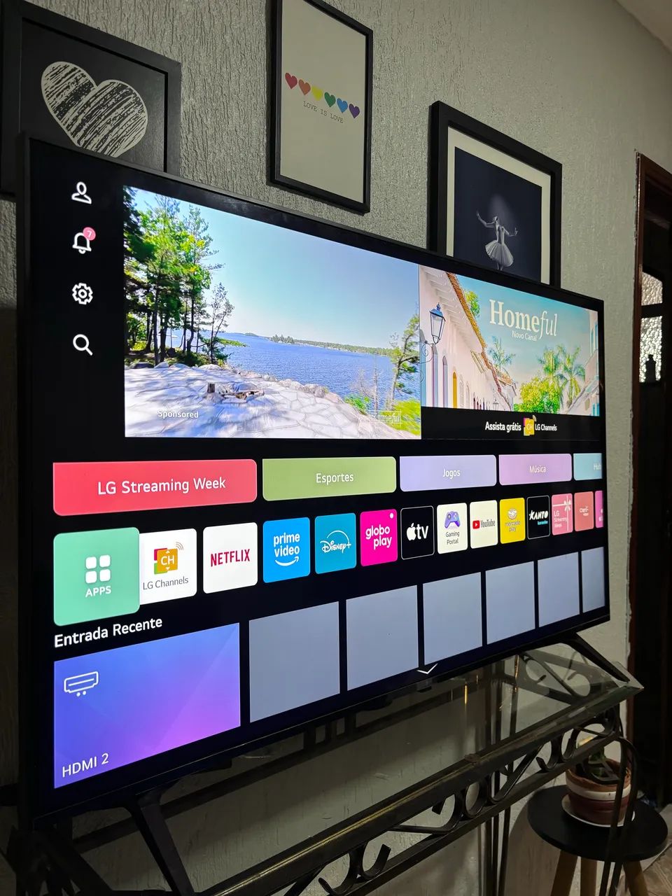 Smart tv LG 50 polegadas, controle Magic com comando de voz - TVs - Sul ...