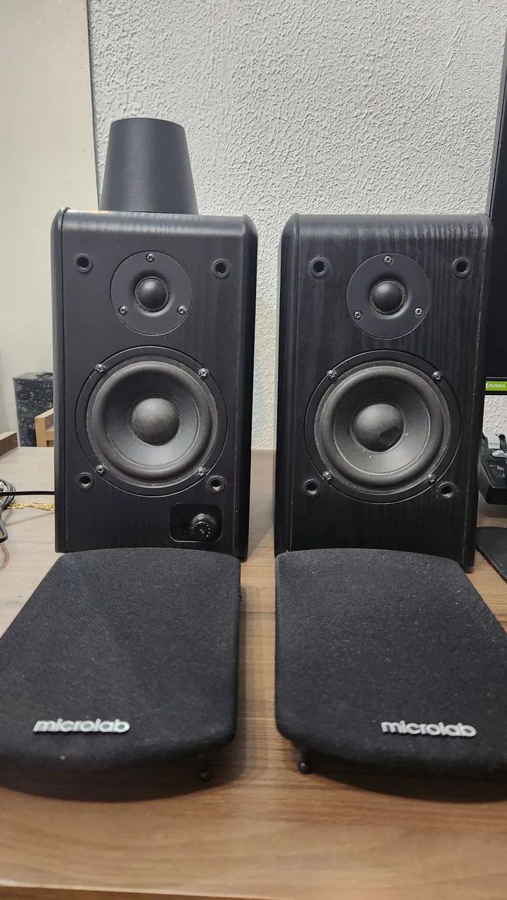 Caixa de Som 2.0 Microlab B77 Bluetooth 64W RMS - Aparelhos de Som - Messejana, Fortaleza ...