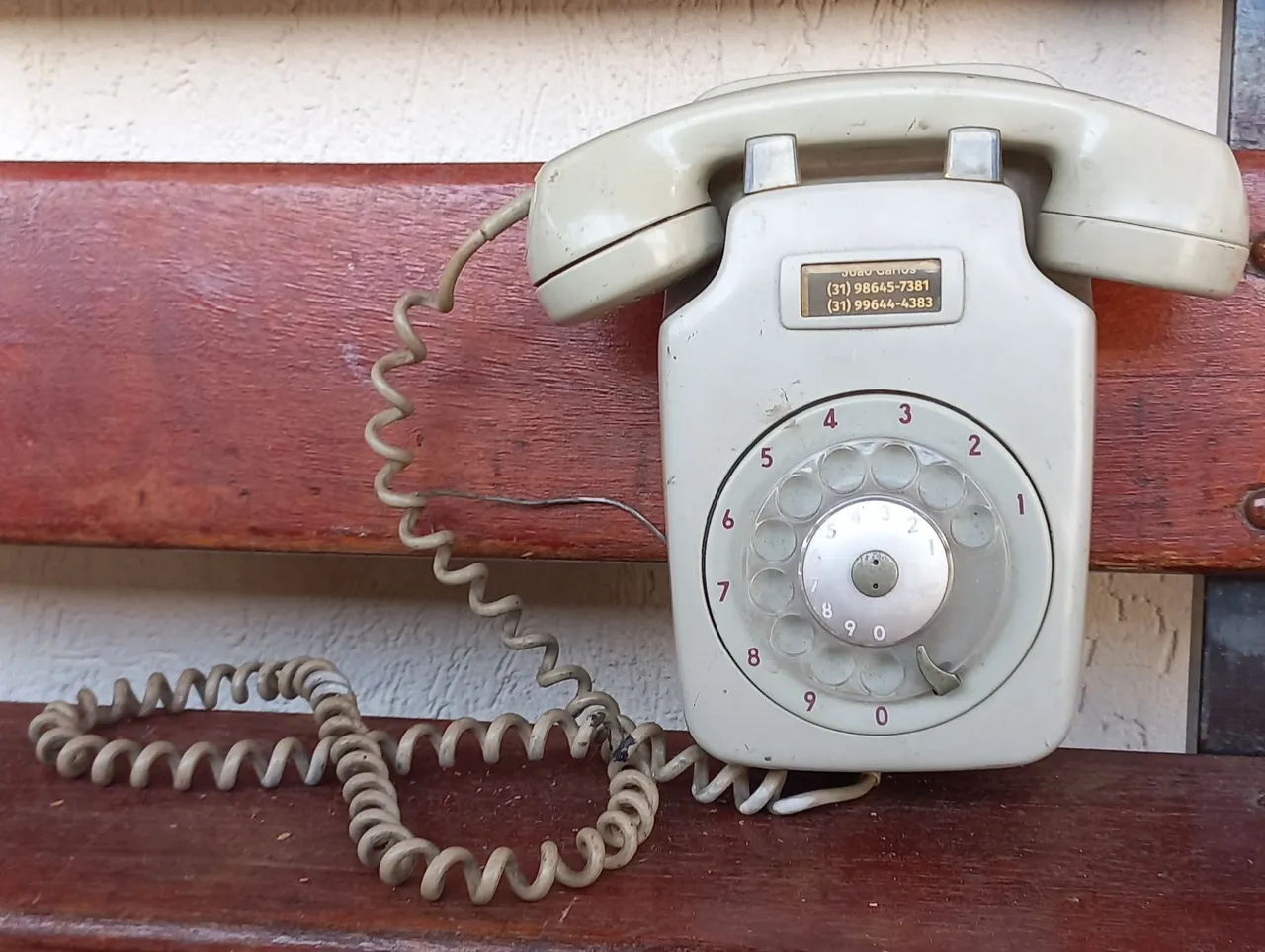 "telefone antigo disco" - Antiguidades no Brasil