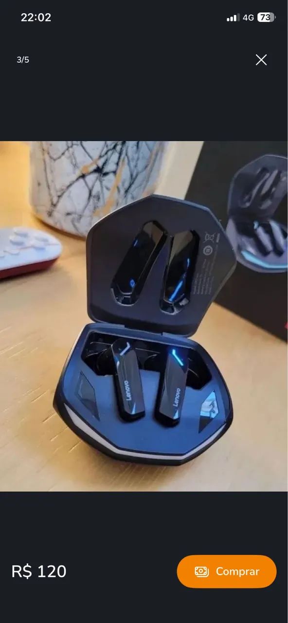 Fone Bluetooth Lenovo GM2 Pro - Fones de Ouvido - Rio Branco, Canoas ...