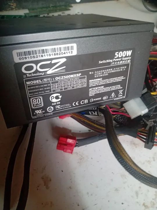 Fonte OCZ 500W fonte gamer pc nova - Computadores e Desktops - Tijuca, Contagem 1374589756 | OLX