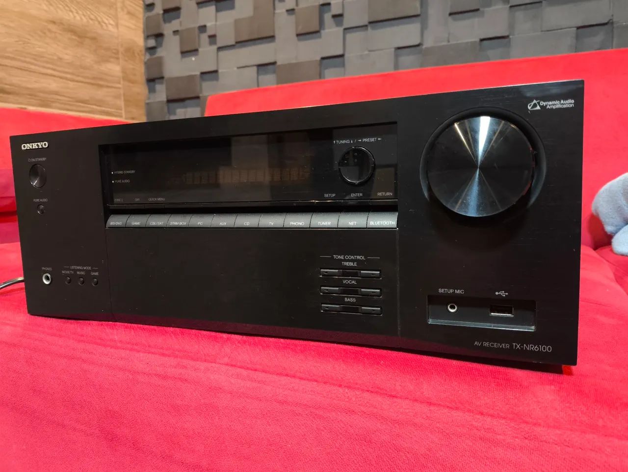 Receiver Onkyo Tx Nr6100 7.2 8k ATMOS VISION THX DTS-X na caixa ...