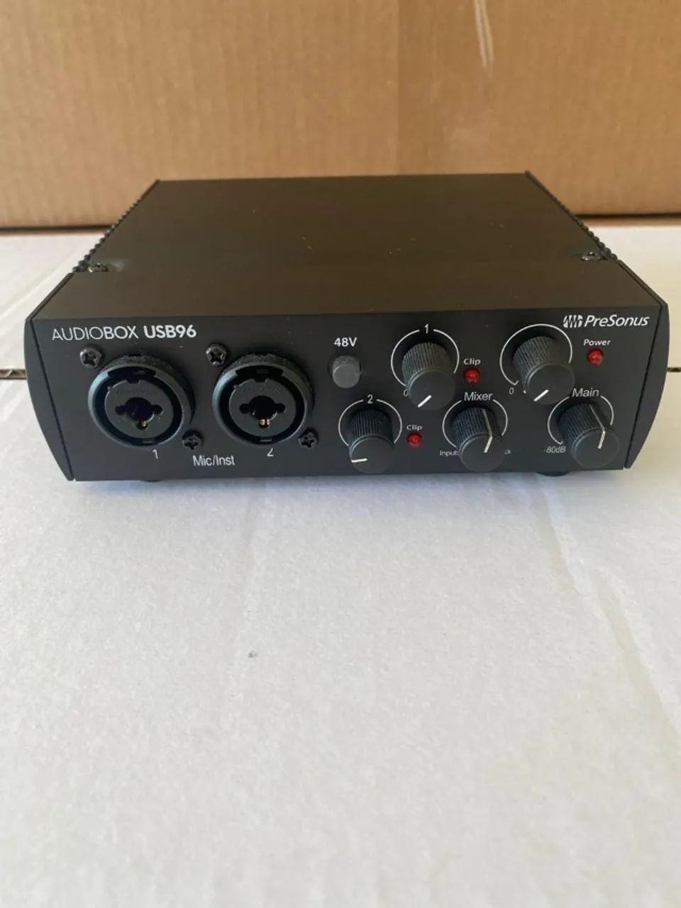 Interface de Áudio PreSonus AudioBox USB 96 - 2 Canais - Completa na ...