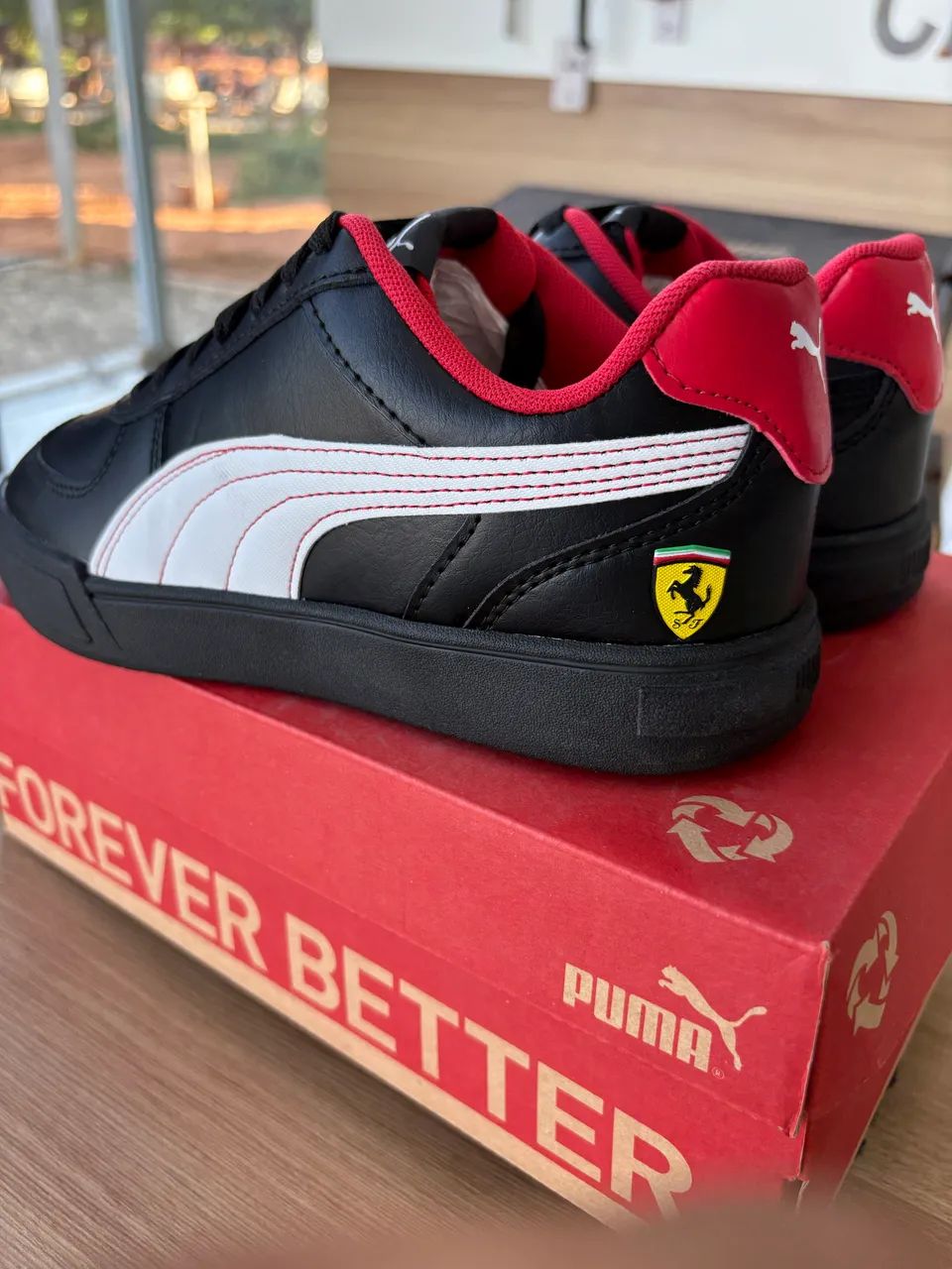 Tênis Puma Scuderia Ferrari Caven BDP Preto N41 - Calçados - Brejo ...