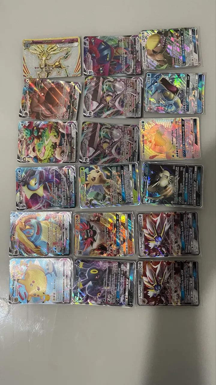 Cartas Pokémon vendo a unidade ou coleção toda - Jogos de Vídeo Game ...