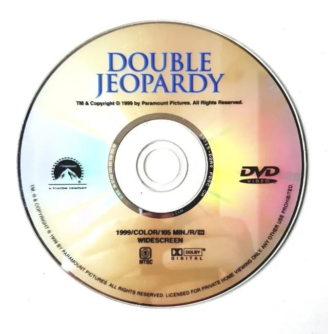 Dvd Importado Original - Double Jeopardy (Tommy Lee Jones) - 1999 ...