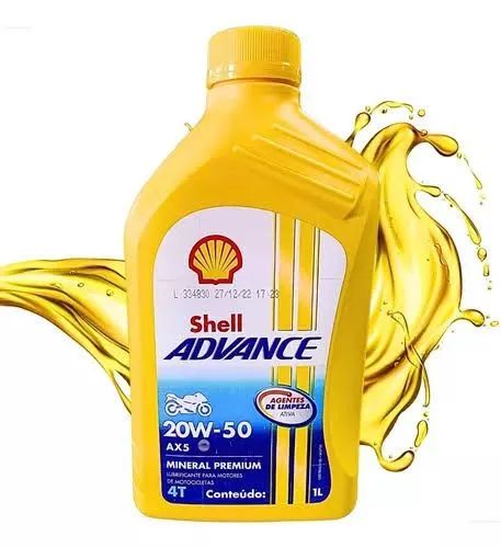 Óleo Shell Advance 20W-50 1L - Mineral Premium - Motos - Jardim ...