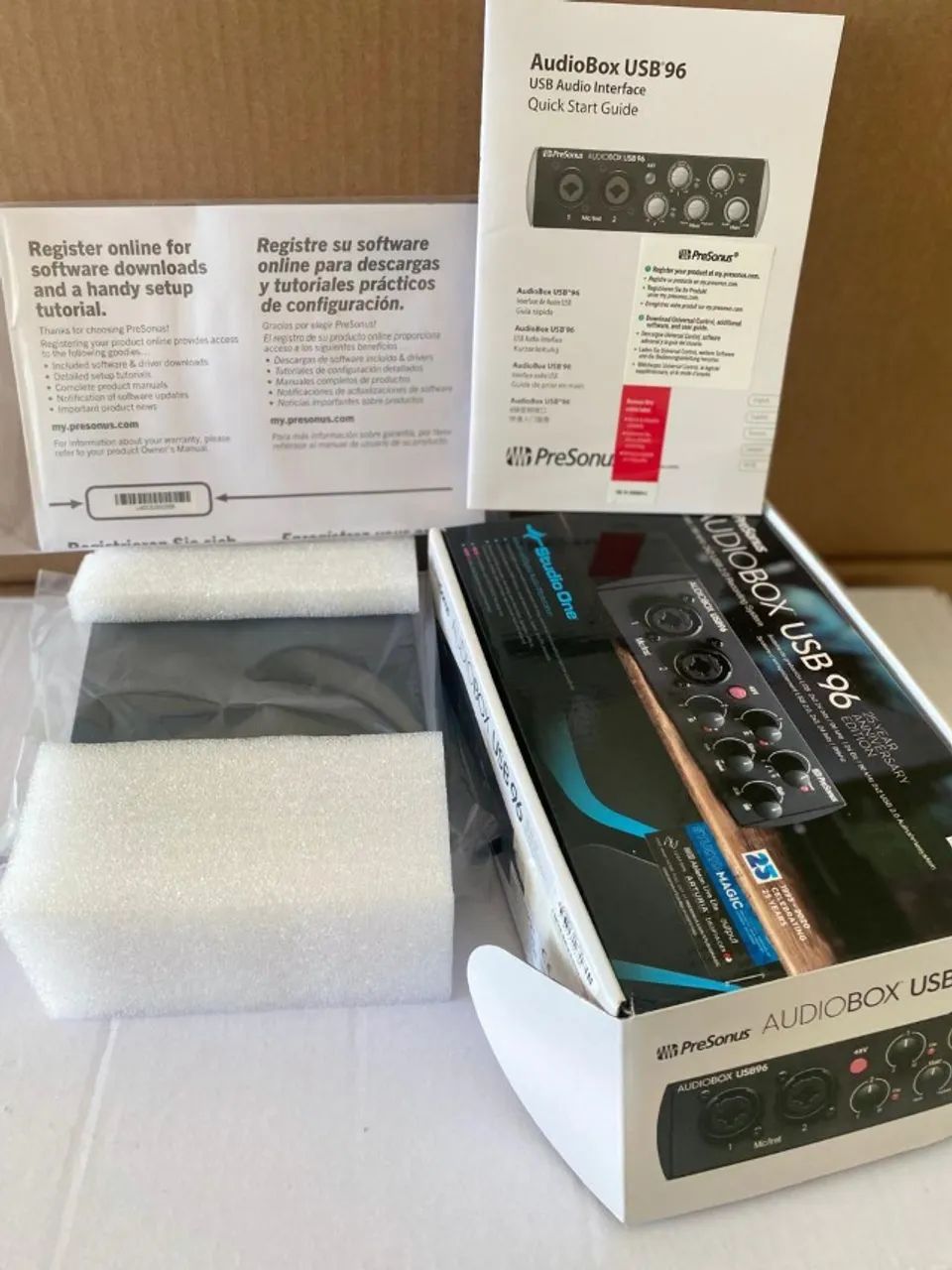 Interface de Áudio PreSonus AudioBox USB 96 - 2 Canais - Completa na ...
