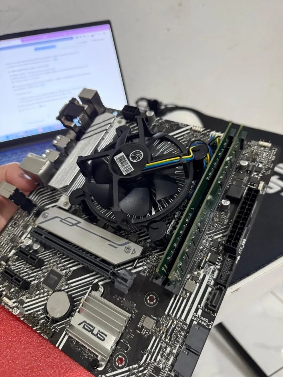 KIT INTEL GAMER - PLACA-MÃE + CPU + 16 GB RAM DDR4 - 10a GEN - Peças de ...