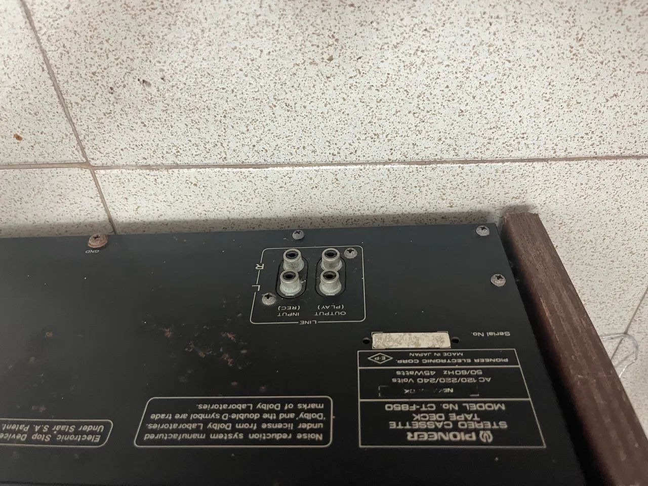 Pioneer CT-F850 Toca-Fitas Vintage Japonês - Anos 70 - Colecionador ...