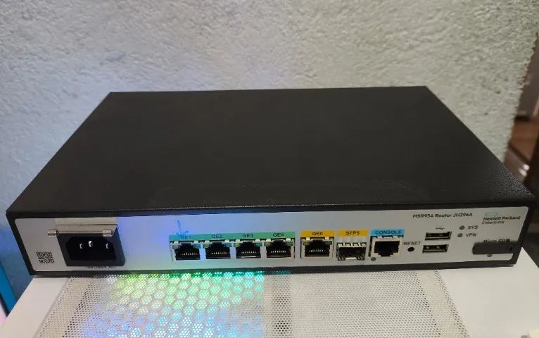 Roteador Hp Msr954 Router Jh296a - Conectividade e Dispositivos de Rede ...