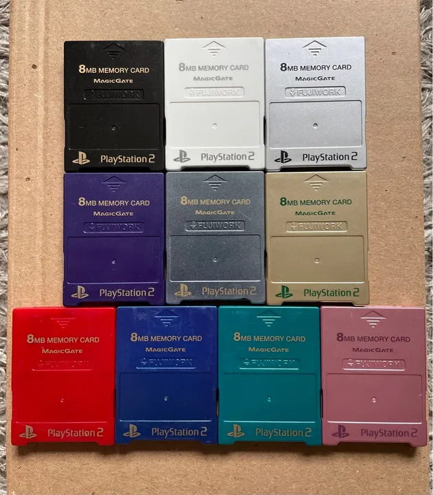 "memory card de ps2 original" - Peças e Acessórios de Vídeo Game no Brasil