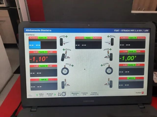 Alinhador Digital com Rack 4 cabeças LaserTeck - Carros, vans e ...