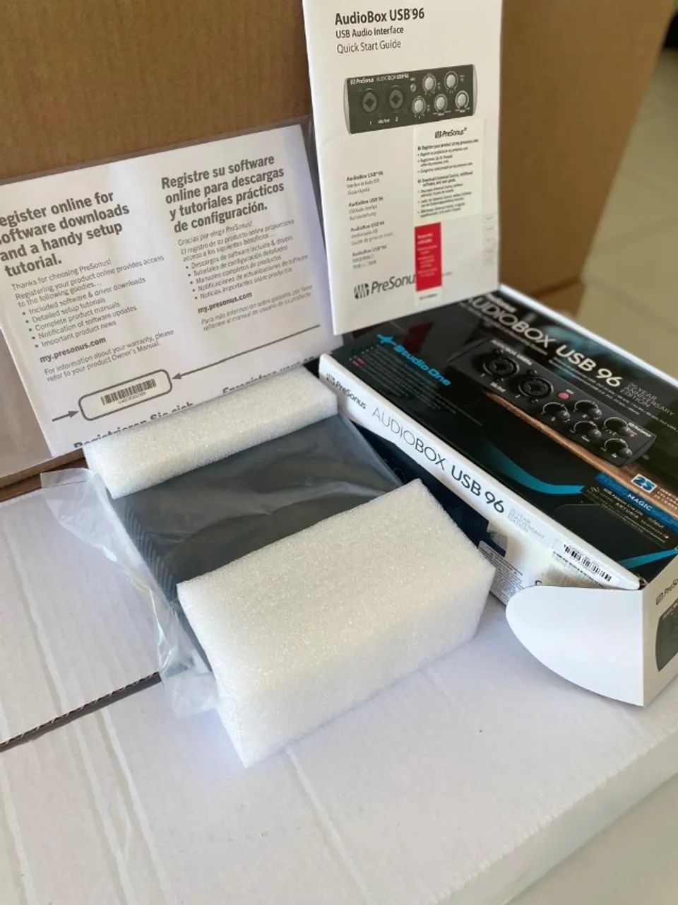 Interface de Áudio PreSonus AudioBox USB 96 - 2 Canais - Completa na ...