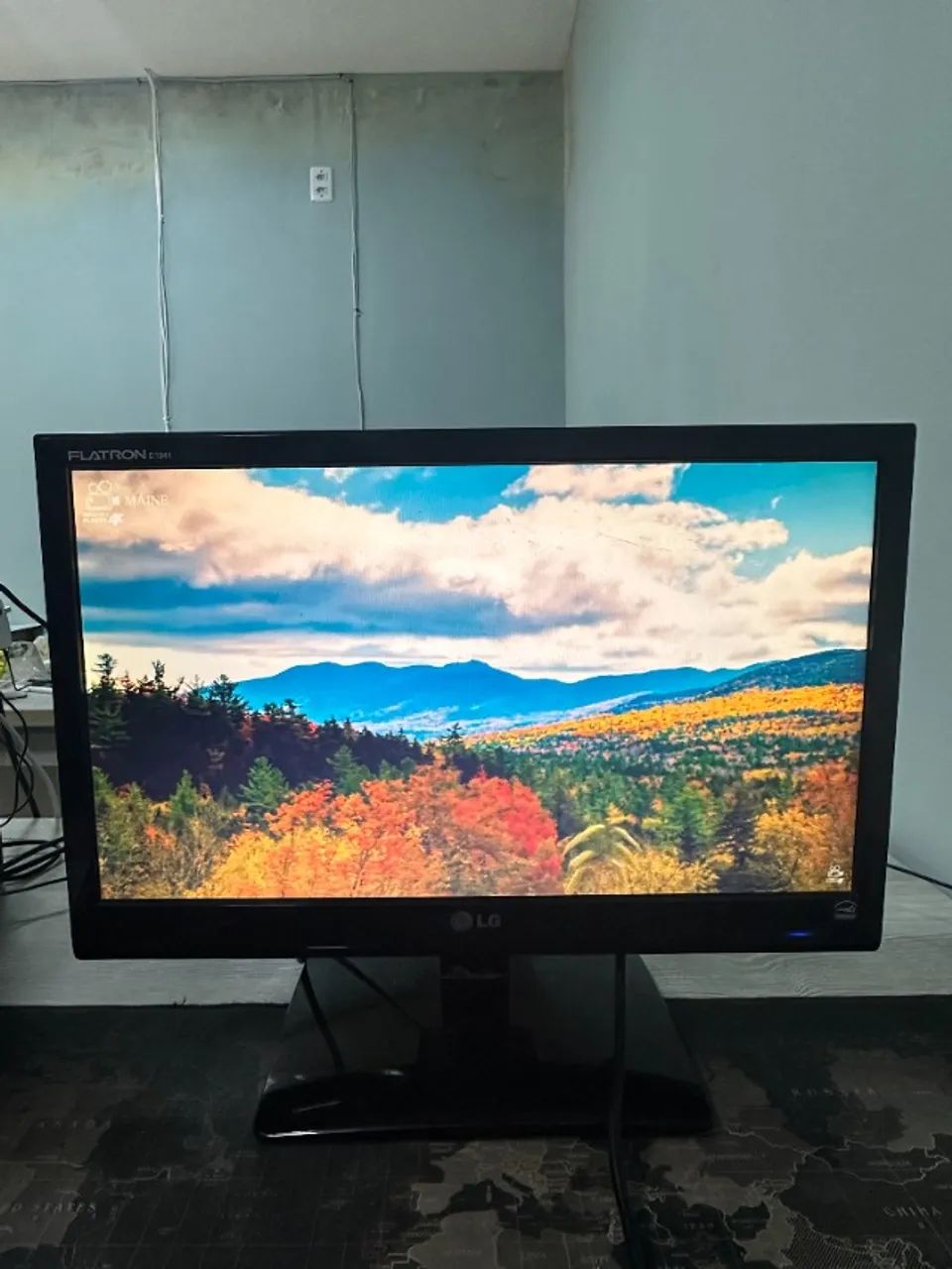 Monitor Led 18.5 LG Flatron E1941C Tela Anti-Reflexiva - Monitores ...