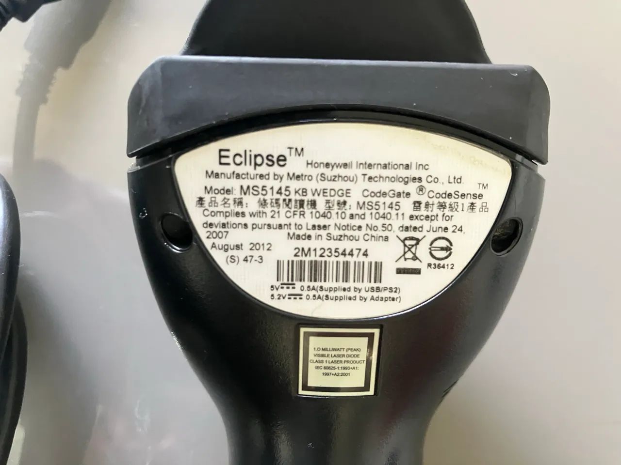 Leitora scanner código de barras Honeywell eclipse MS5145 usb - Equipamentos Para Comércio ...