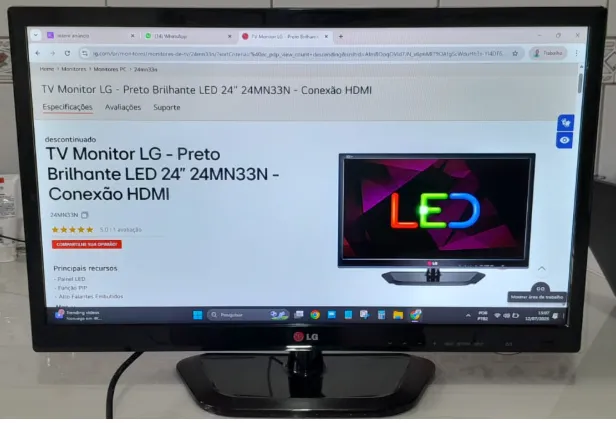 "tv monitor lg 21" no Brasil