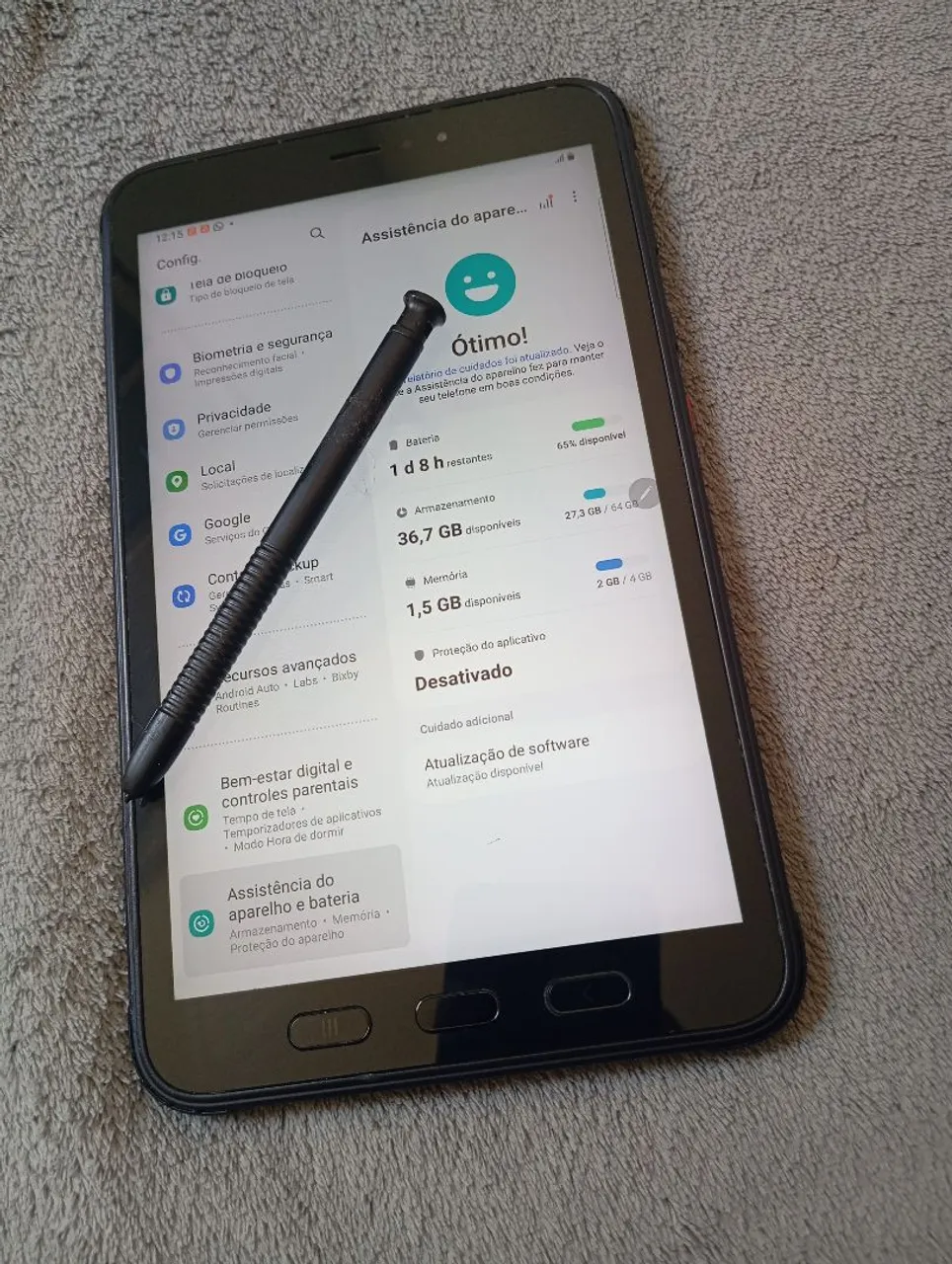 "tablet samsung com caneta" - Tablets e E-Readers no Brasil