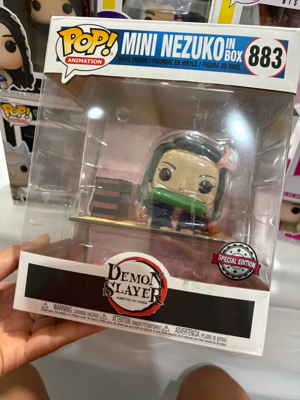 Funk Pop Mini Nezuko #883 - Exclusivo Original - Hobbies e coleções ...