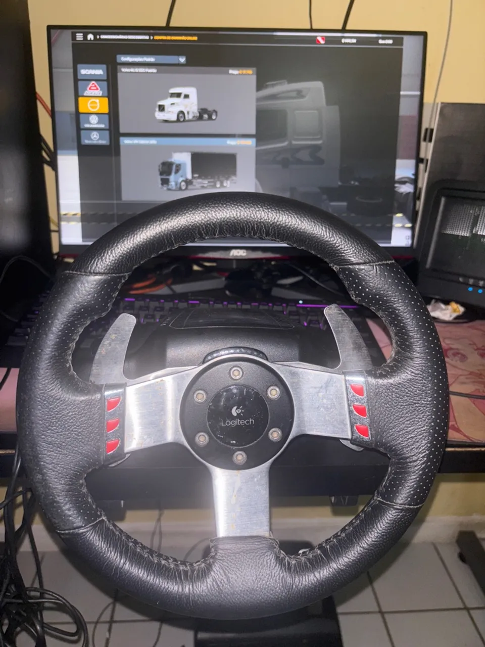 "volante g27" - Peças e Acessórios de Vídeo Game no Brasil