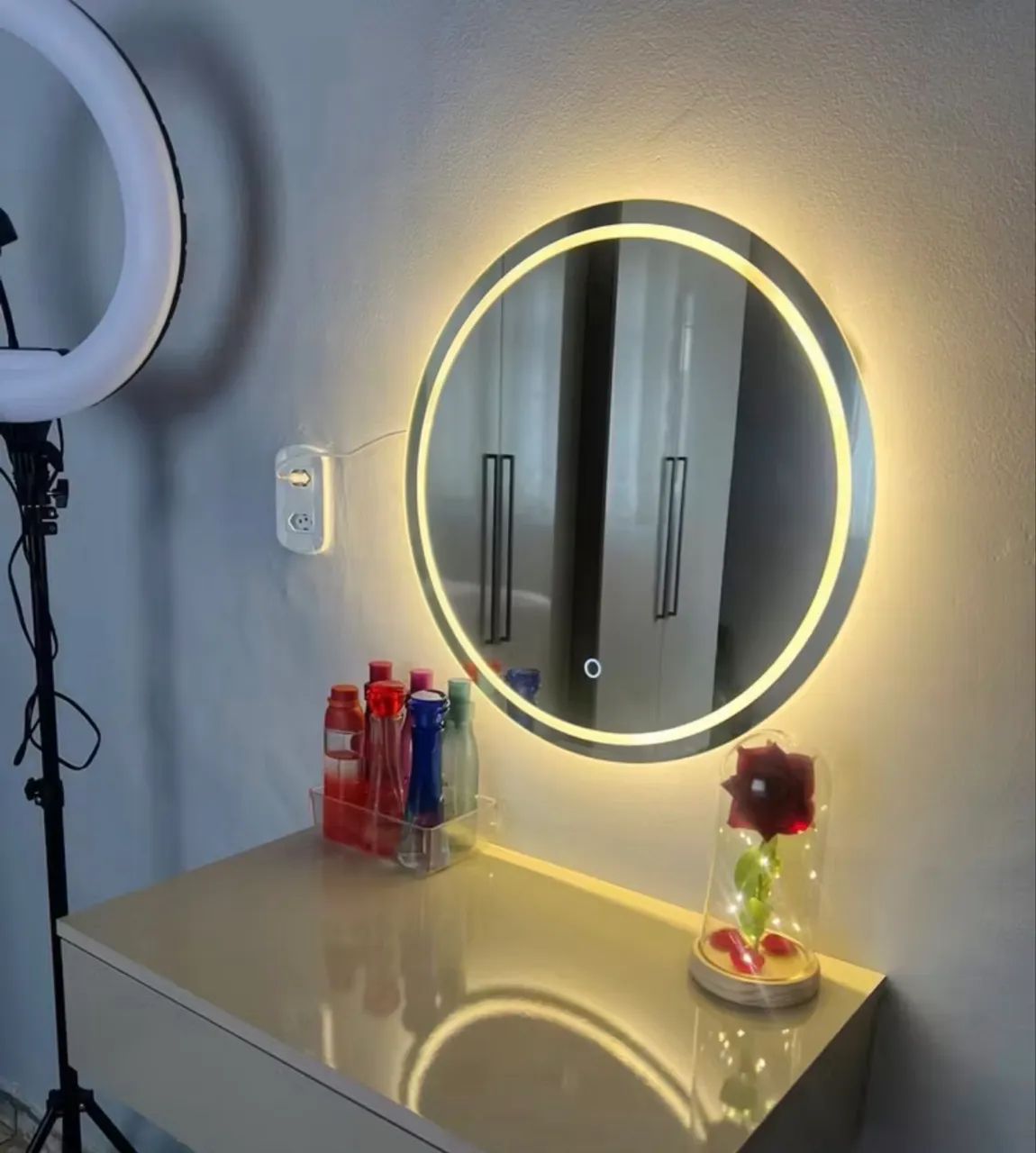 Espelho com LED 50cm - Decorações Para Casa - Centro, Canoas 1472262668 ...