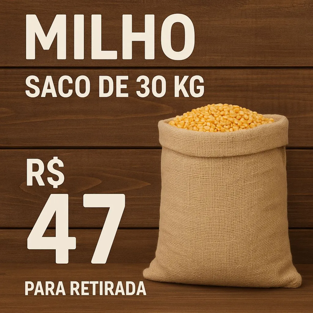 "saca de milho" no Brasil
