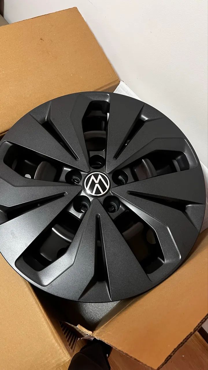 Rodas de ferro aro 16 novas com calotas nivus 2025 - Peças para carros ...