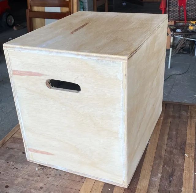 Caixote De Crossfit Para Salto Madeira 3 Em 1 Jump Box Academia Idoso ...