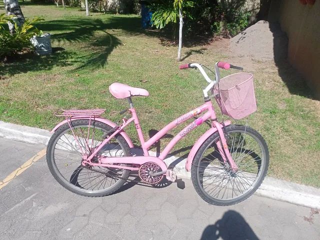 "bicicleta feminina rosa" no Brasil