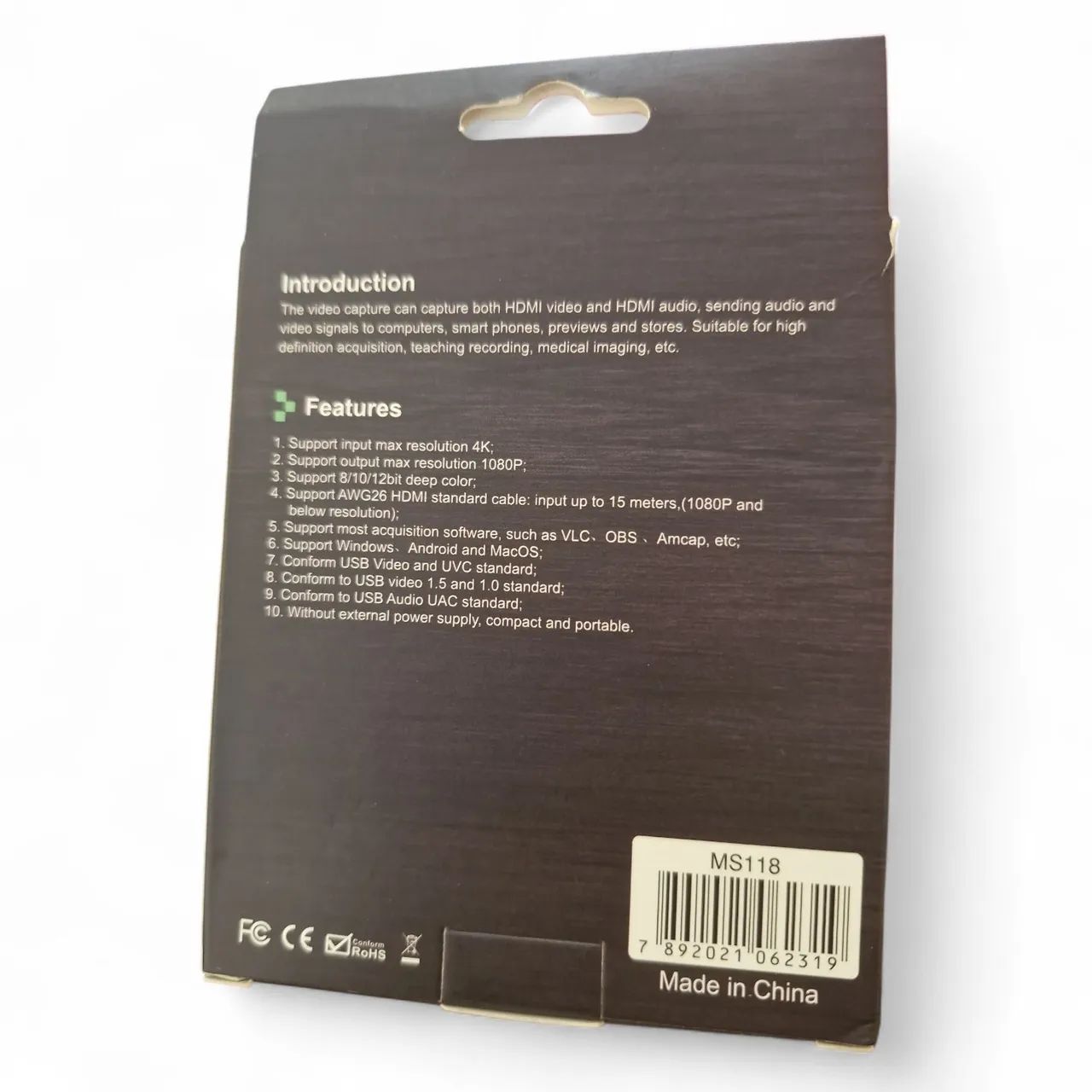 HDMI Video Capture Novo + Adaptador DP para HDMI Adaptadores HDMI/DP ...