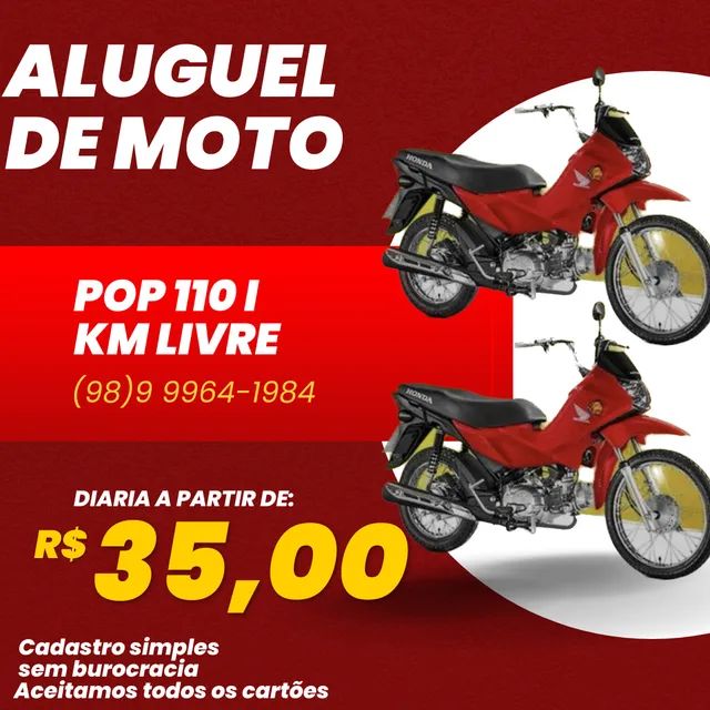 Motos HONDA POP no Brasil