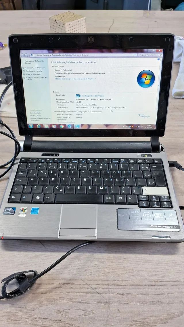 "netbook acer aspire one" no Brasil
