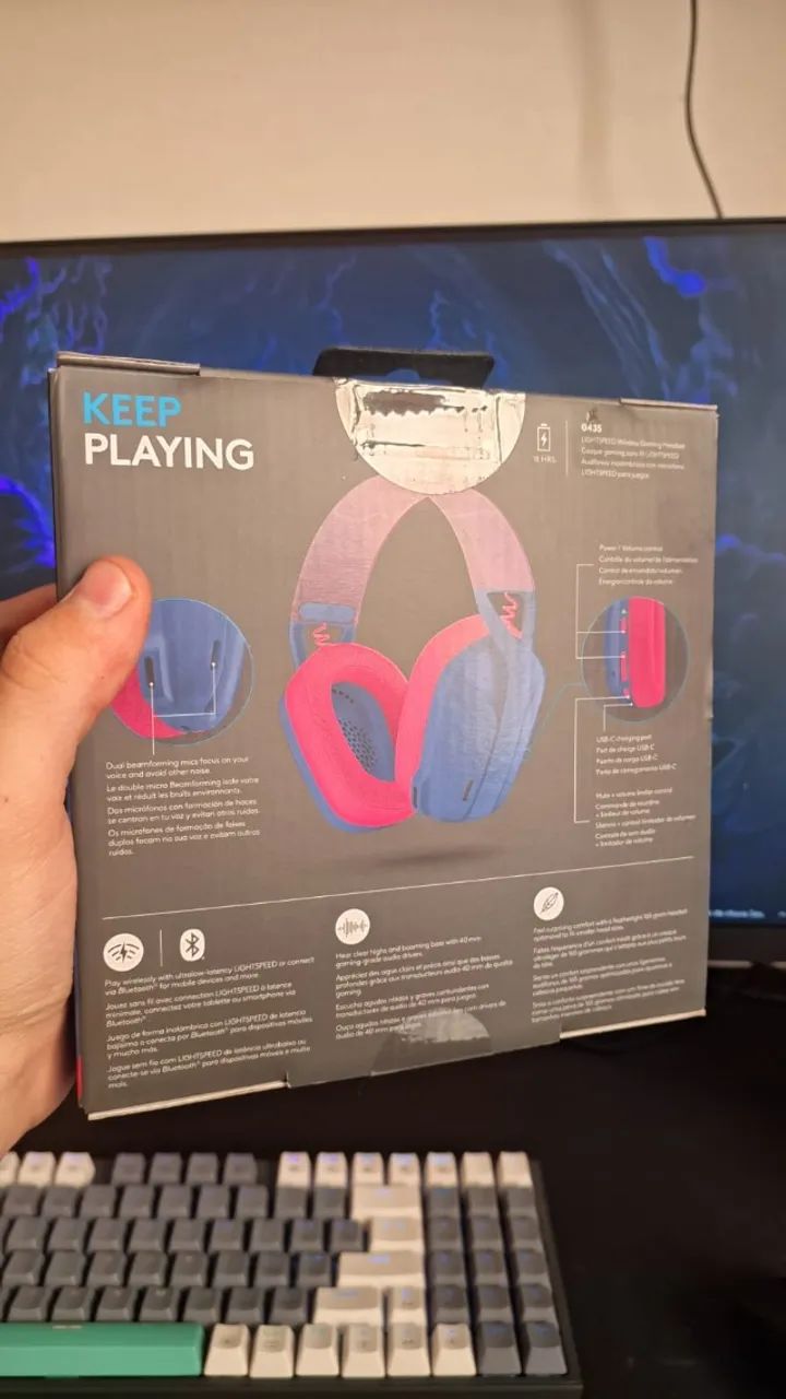 (LACRADO) Headset Gamer G435 Logitech - Fones de Ouvido - Santa Cruz de ...